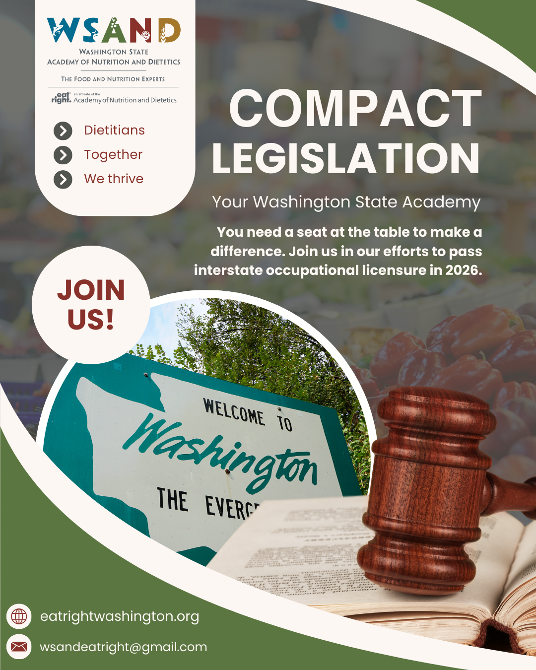 Interstate Licensure Compact - Washington State Academy of Nutrition ...